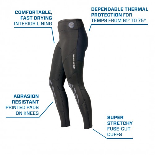 Scubapro Everflex YULEX® Women's 3mm Dive Pants | Dive Box
